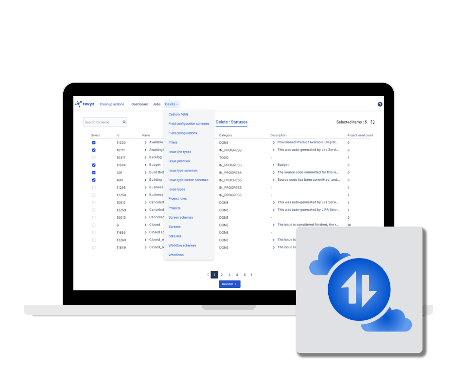 Revyz | Atlassian | Jira Data Manager | Backup Restore Analyze Optimize